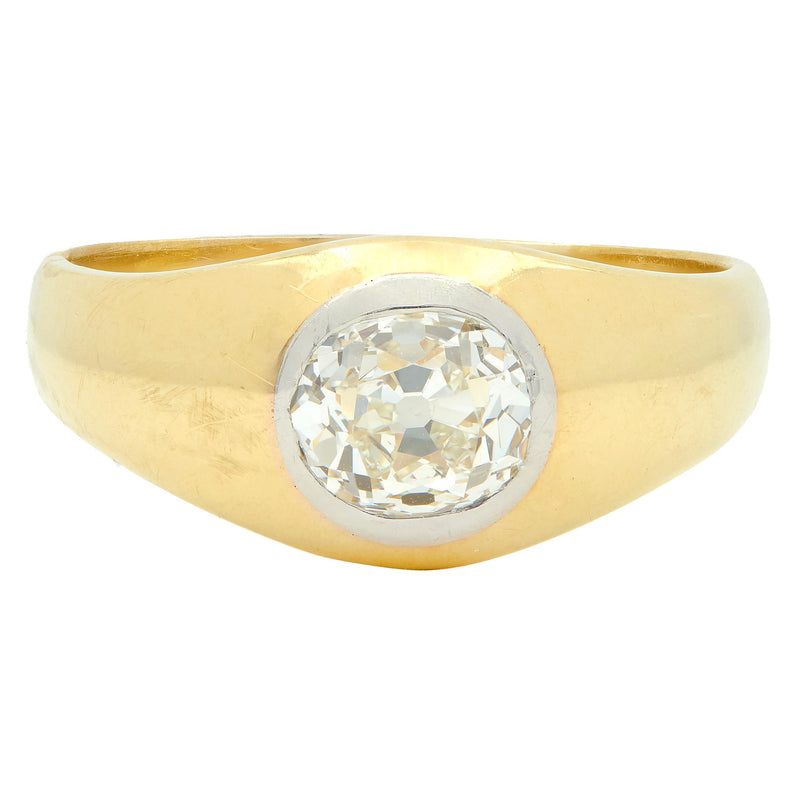 Old Mine Cut Round Diamond Vintage and Antique Engagement Rings
