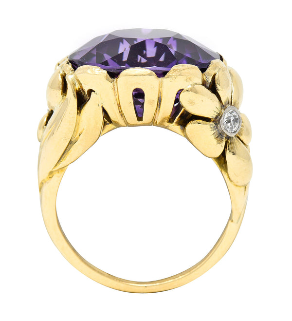 Victorian French Glass 18 Karat Two-Tone Gold Locket Pendant | Wilson's ...