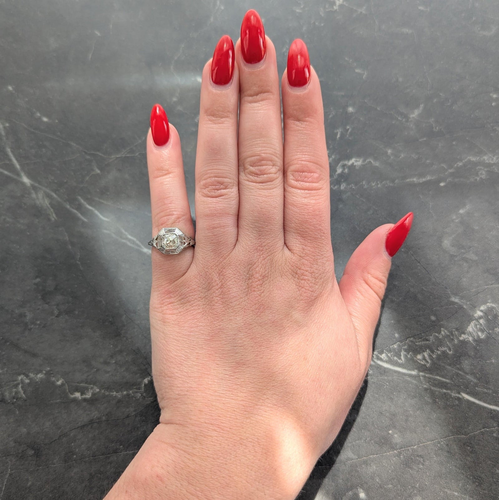 Old Mine Cut Round Diamond Vintage and Antique Engagement Rings
