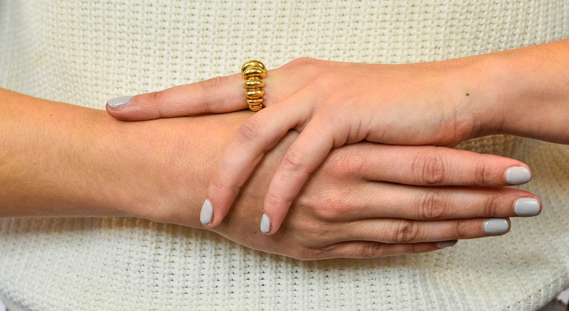 Bulgari Vintage 18 Karat Gold Italian Celtaura Band Ring Circa 1990 ...