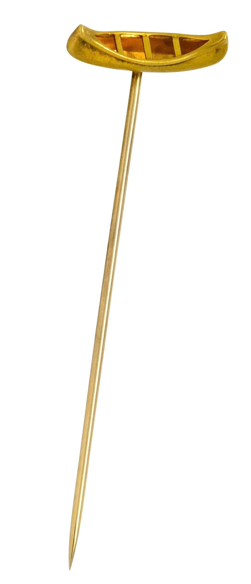 Carter Gough & Co. 14 Karat Yellow Gold Canoe Stickpin | Wilson's ...