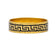 Victorian Enamel 14 Karat Gold Greek Key Band Ring